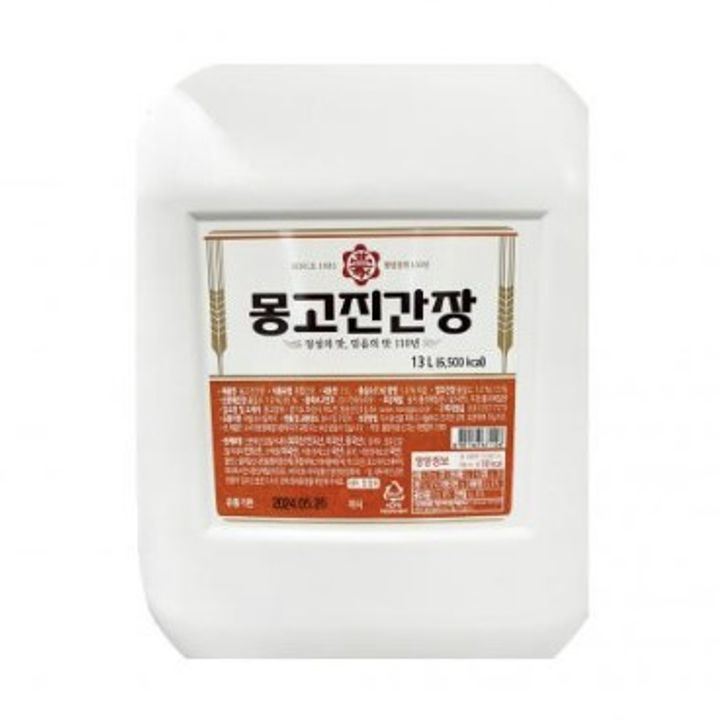 [차별화상회] 부천몽고 진간장 13L/EA
