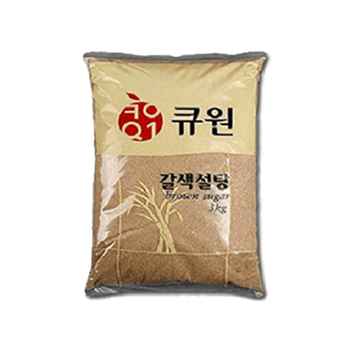 [차별화상회] 큐원 갈색설탕 3kg/EA