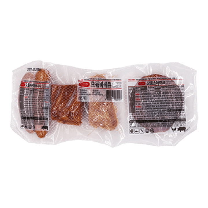 [차별화상회] 에쓰푸드 냉동 모듬바베큐 450g/EA