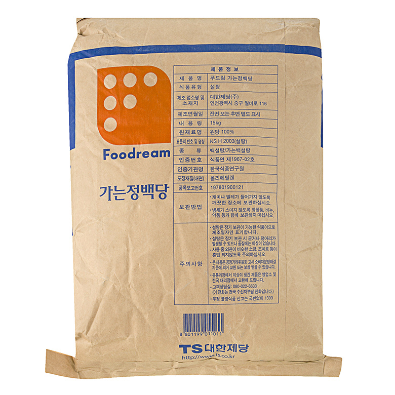 [차별화상회] 푸드림 백설탕 15kg/EA